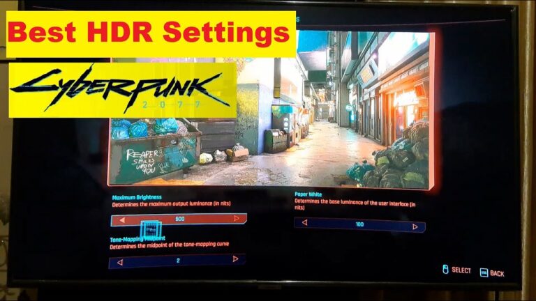 Best Cyberpunk HDR settings with NVIDIA Profile Inspector